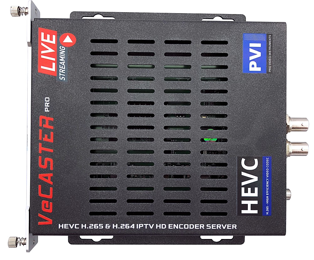 Vecaster Hevc Sdi Sdi Hd Iptv Streaming Encoder Pro Video Instruments