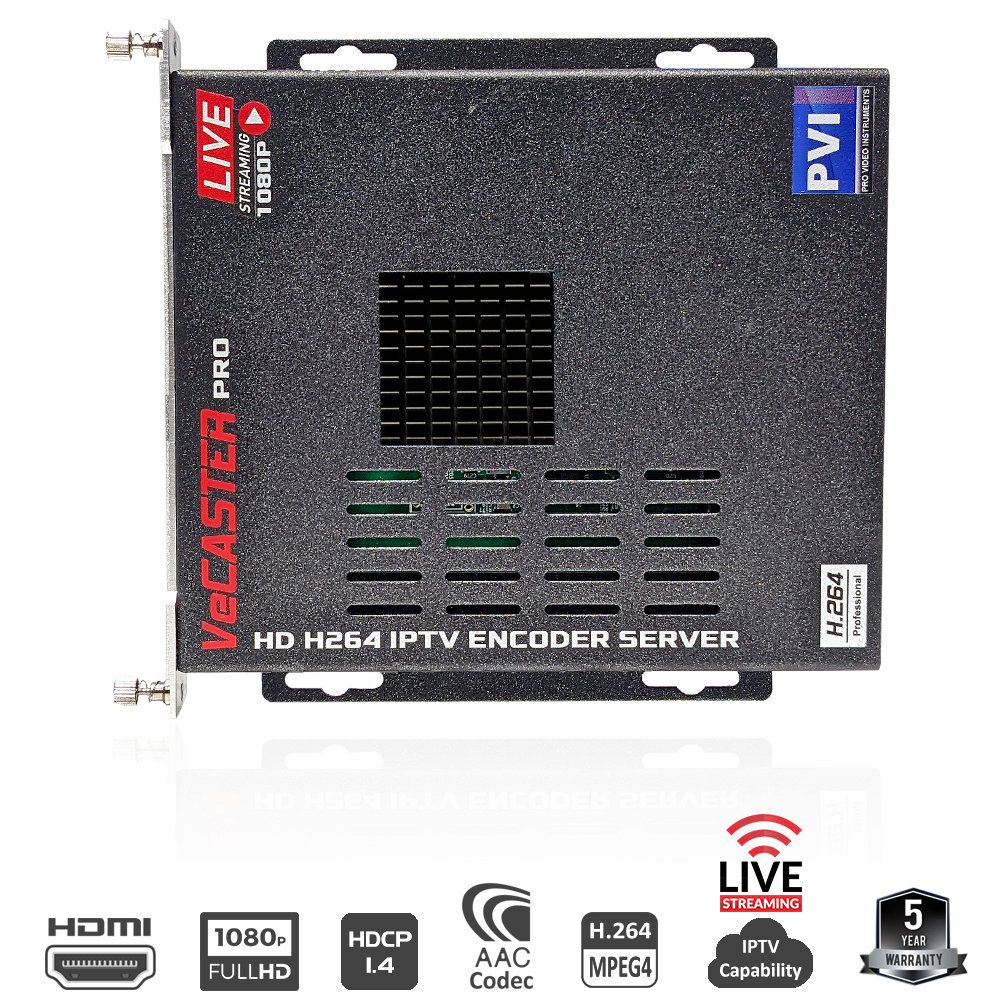 SPECIAL DEALS * VeCASTER HD H264 - HDMI IPTV Streaming Encoder – Pro ...